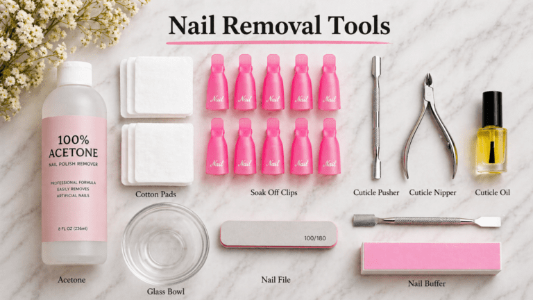 Acrylic Nail Removal at Home (Safe, Easy & Damage-Free Method)